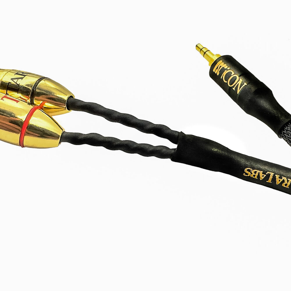 The iConic II – 1/8″ (3.5mm) Stereo to RCA Interconnect – Tara Labs ...